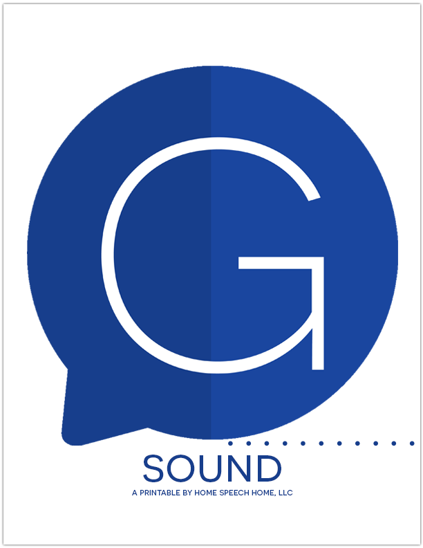 Printable Speech Therapy Flashcards for Kids & Adults - G Sound ...