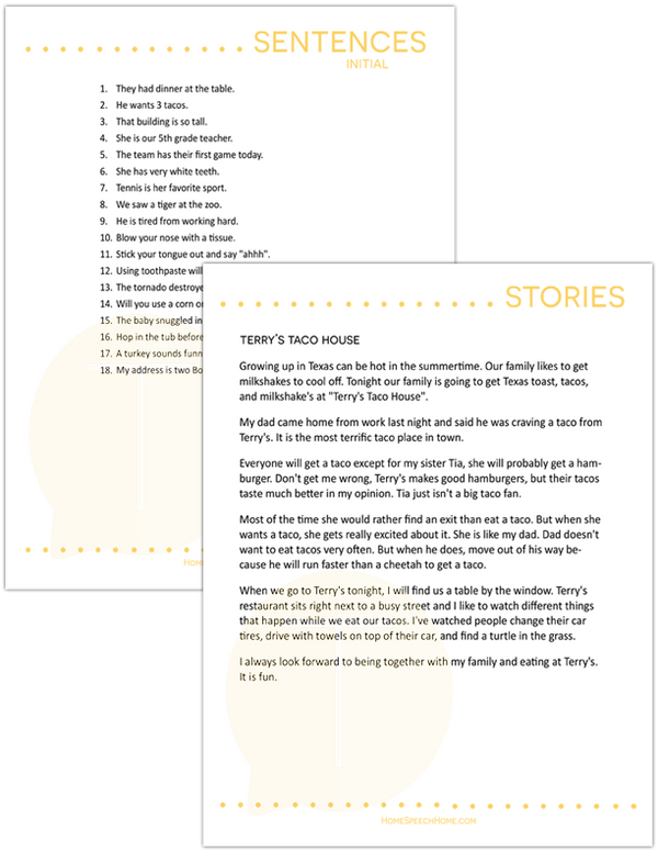 Printable Speech Therapy Flashcards for Kids & Adults - T Sound ...