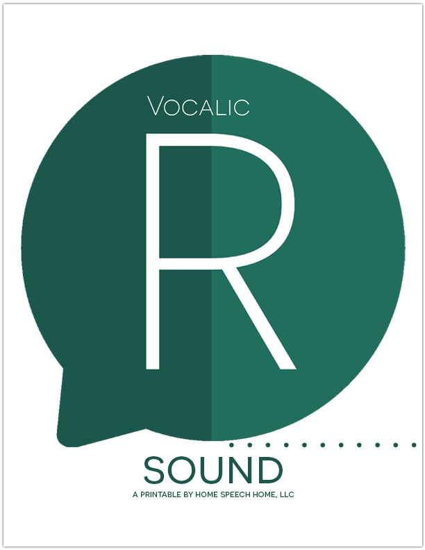 Printable Speech Therapy Flashcards for Kids & Adults|Vocalic R Sound ...