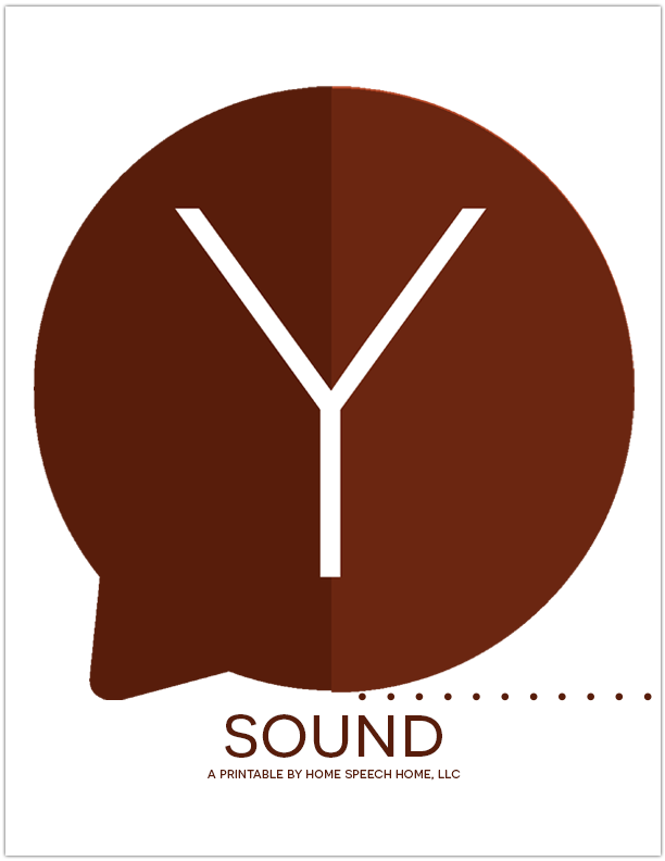Printable Speech Therapy Flashcards for Kids & Adults - Y Sound ...